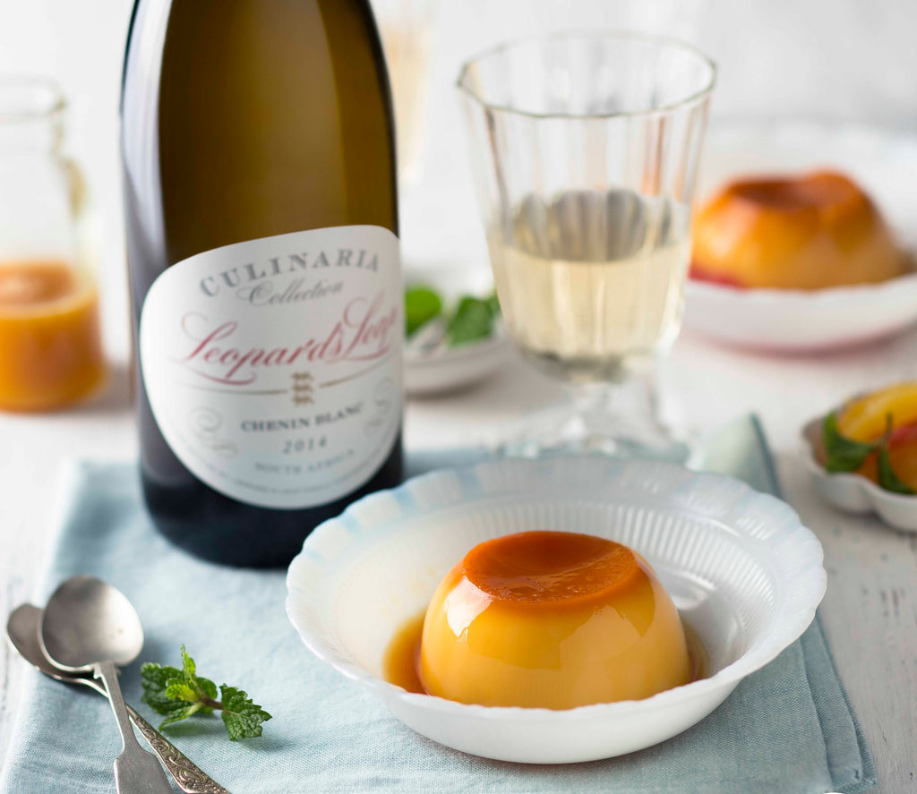 Citrus crème caramel with orange emulsion – Leopards Leap